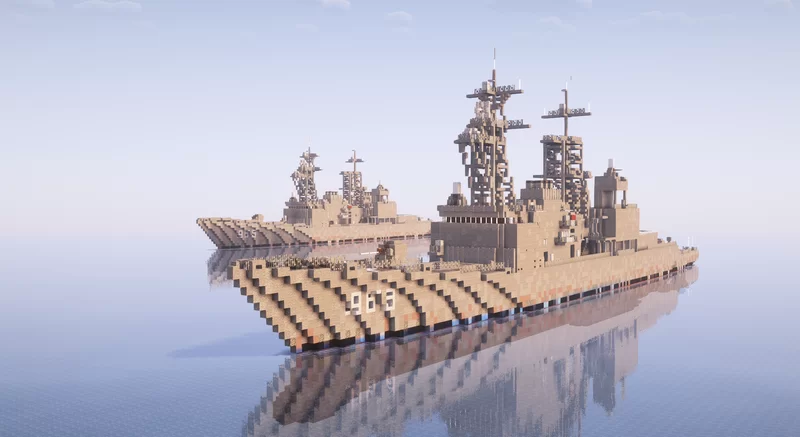 Spruance-Class (1:1 Scale) Minecraft Map
