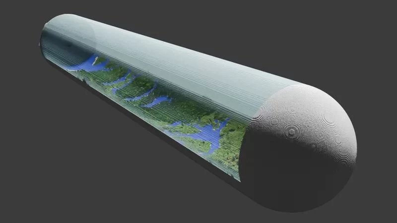 O'Neill Cylinder bedrock port by D.W.S system Minecraft Map