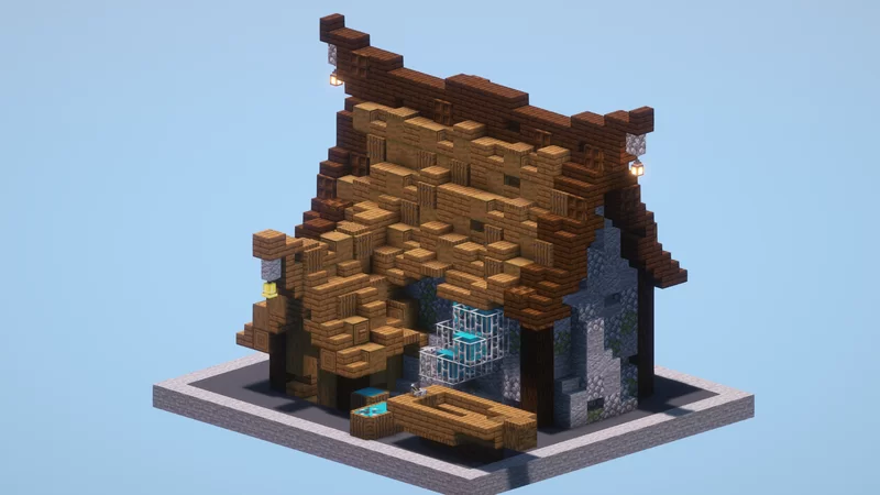 Medieval Fisherman House Minecraft Map