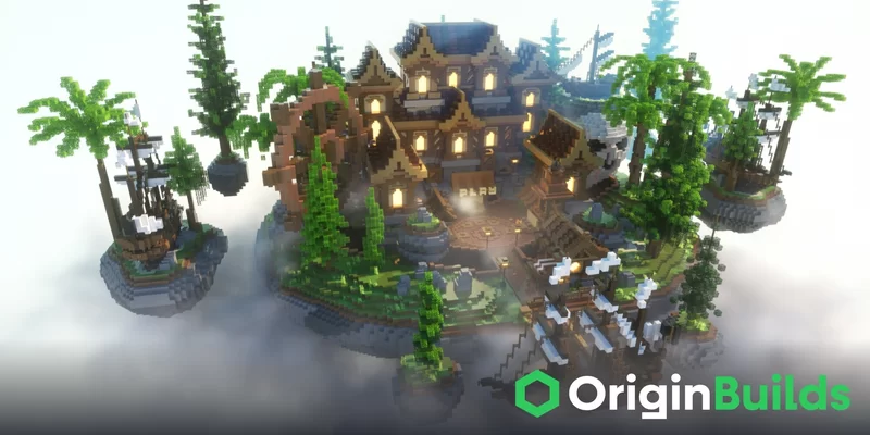 Lobby - Pirate Island - [180x180] Minecraft Map