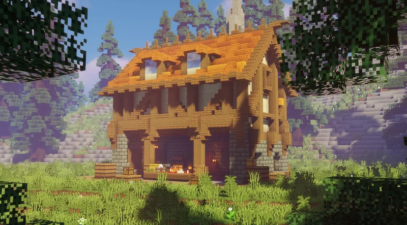 Cozy Minecraft House 1.20.1 + [NEW!] Minecraft Map