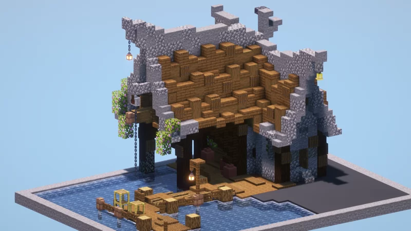 Medieval Wharf Minecraft Map