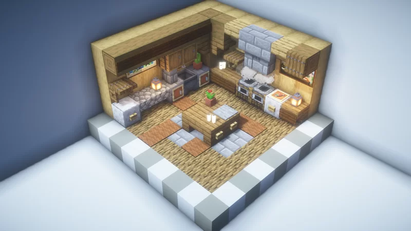 Kitchen Interior Design Minecraft Map