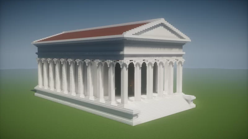 Roman Temple [UNDECORATED] Minecraft Map