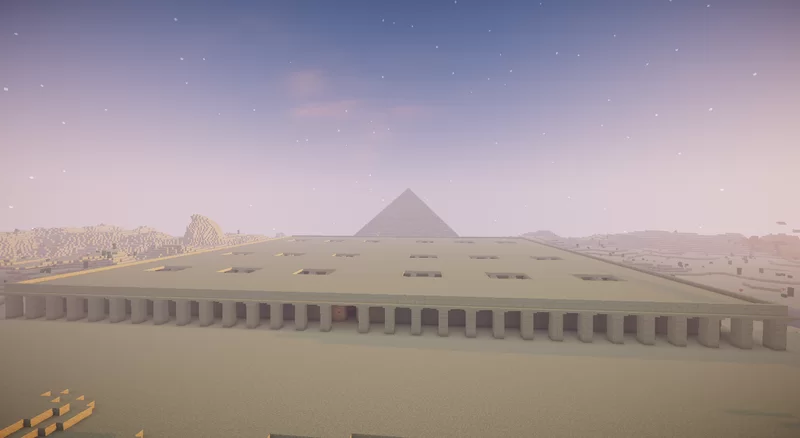 Pyramid and Labyrinth of Hawara Minecraft Map