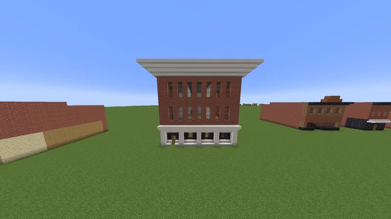 Small Town Main Street 13 - The Financial Building Minecraft Map