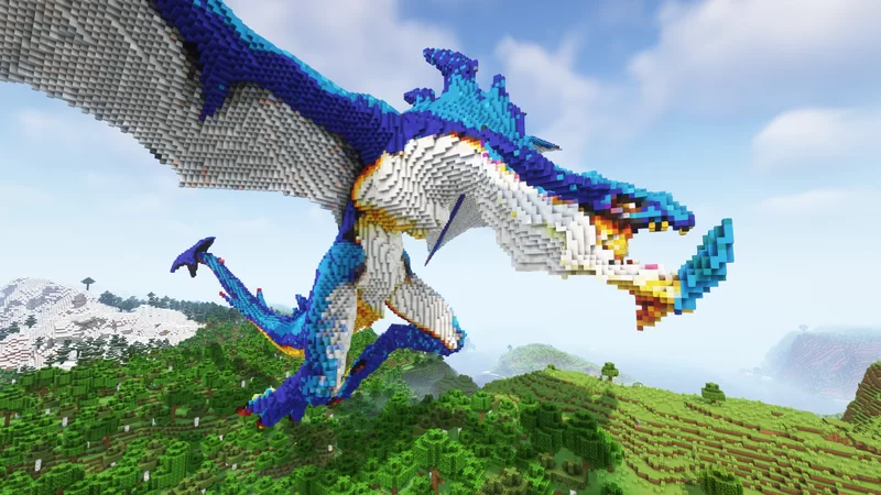 Minecraft Magic Wyvern Statue Minecraft Map