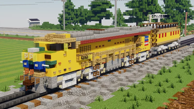 Union Pacific 2nd Gen GTEL Veranda Train Minecraft Map