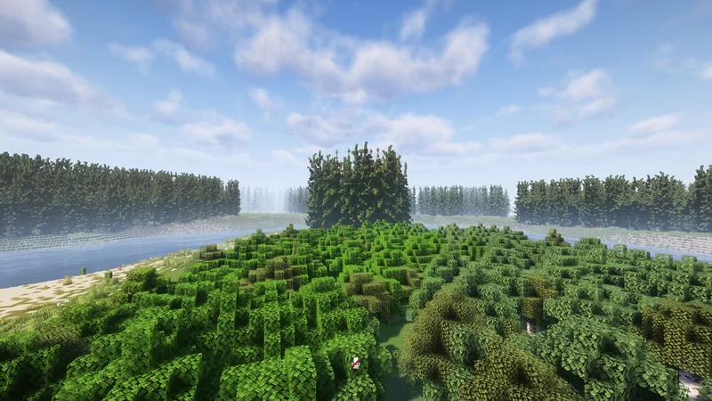 Atmospheric taiga Minecraft Map
