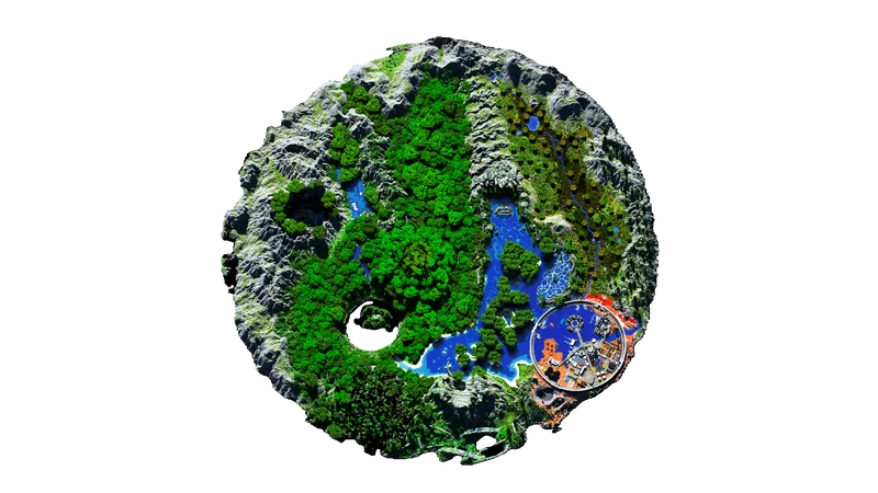 Pandora Reforged Avatar Bridgehead Megacity Minecraft Map