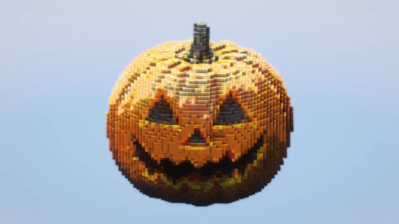Halloween Scary Pumpkin Minecraft Map