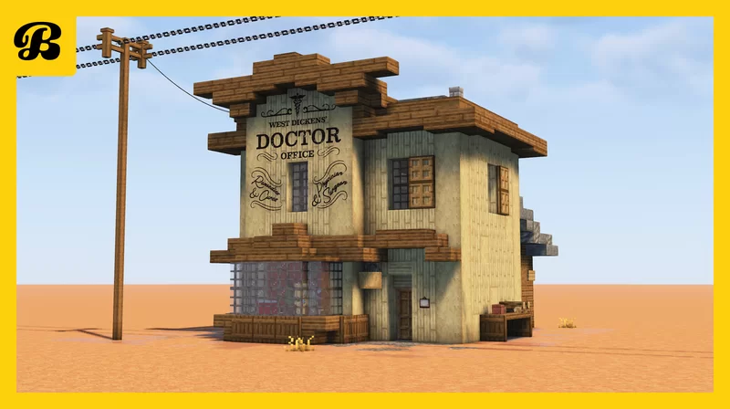 Minecraft - Wild West - Doctor's Office Minecraft Map
