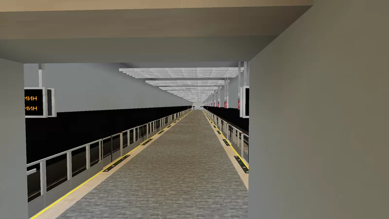 Линия метро (MTR) Minecraft Map