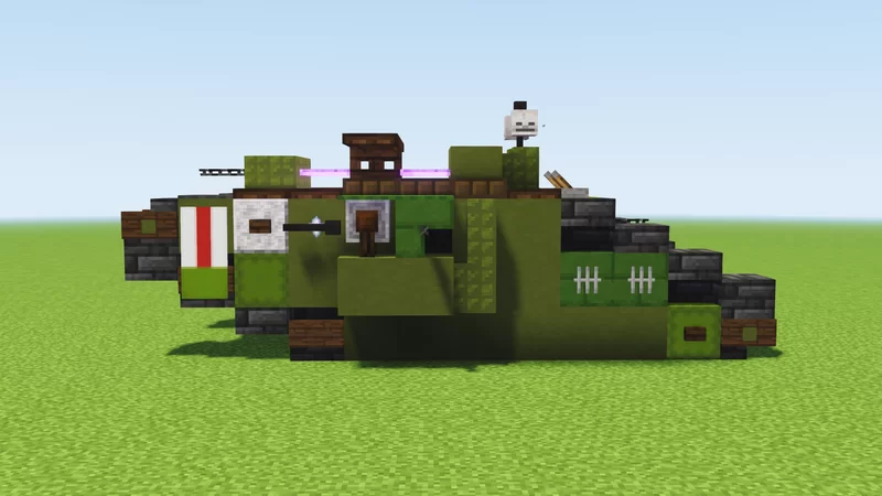 Mark V Tank (1.5:1 Scale) Minecraft Map
