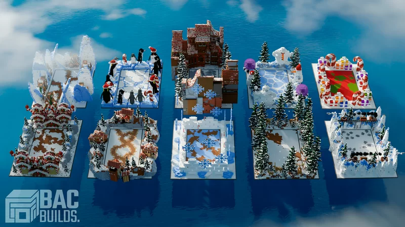 Pack x10 Arenas Christmas Theme Minecraft Map