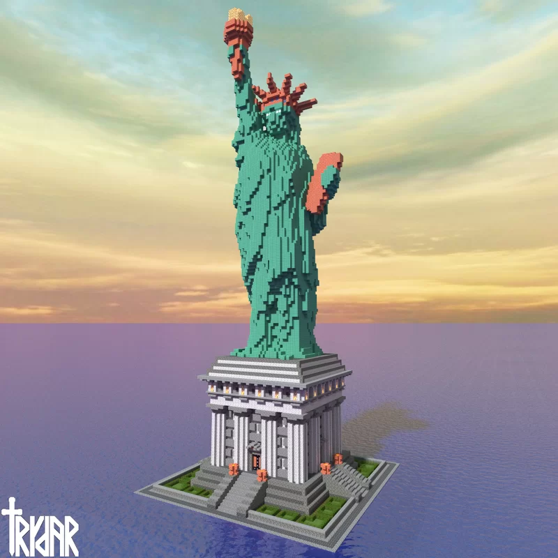 The Statue of Liberty (liberty intensifies) Minecraft Map