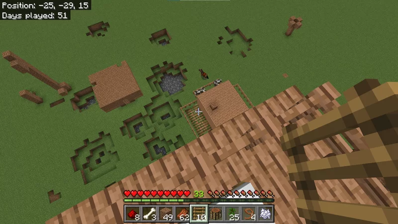 Flat world starter map Minecraft Map