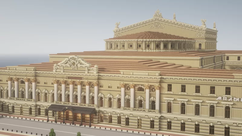 Maly Opera and Ballet Theatre in Minecraft | Малый театр | Nikeadem ...