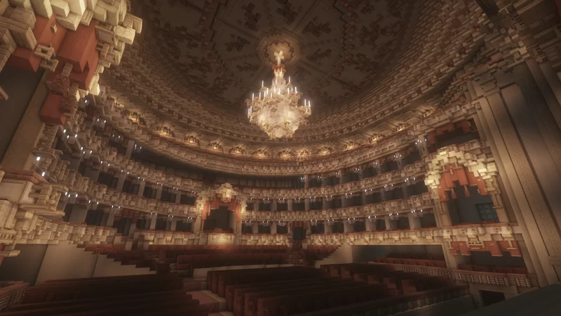 Maly Opera and Ballet Theatre in Minecraft | Малый театр | Nikeadem ...