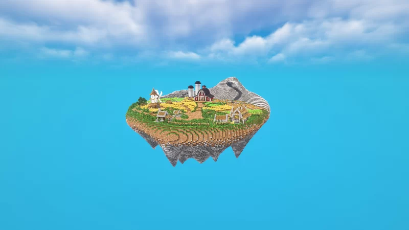 HUB - The Barn - Farming Island Minecraft Map