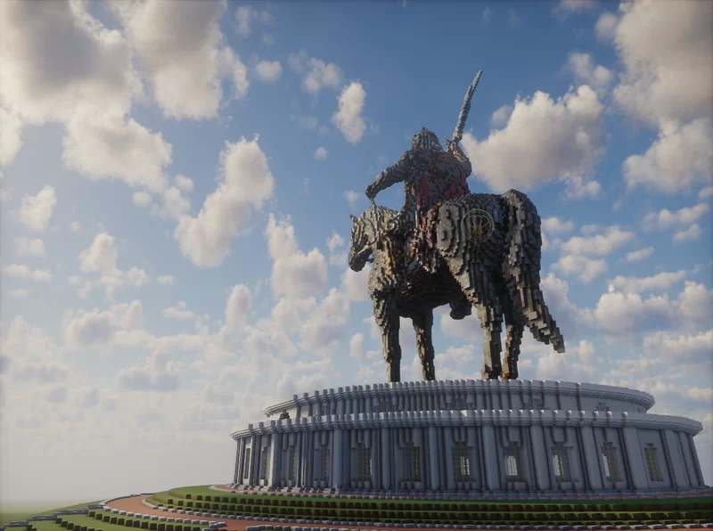 Conqueror statue Minecraft Map