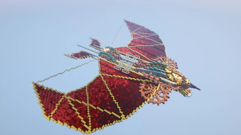 Steampunk Glider | Final iteration Minecraft Map