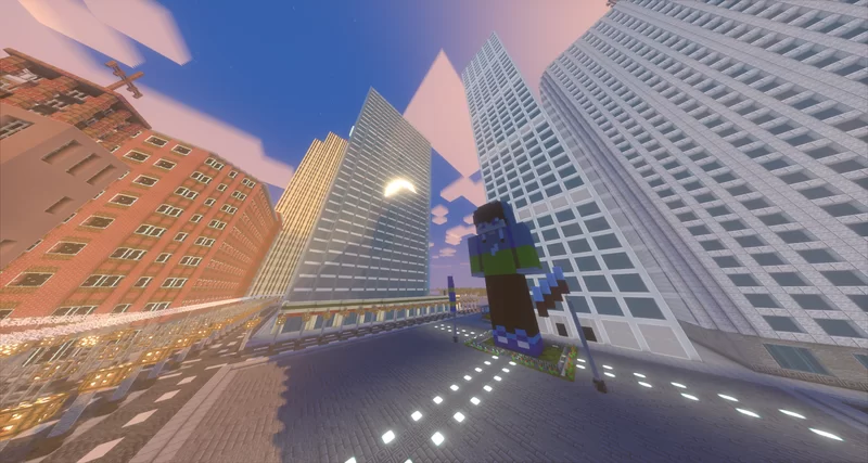 Miasto ''Skytown'' (Polish City) Minecraft Map
