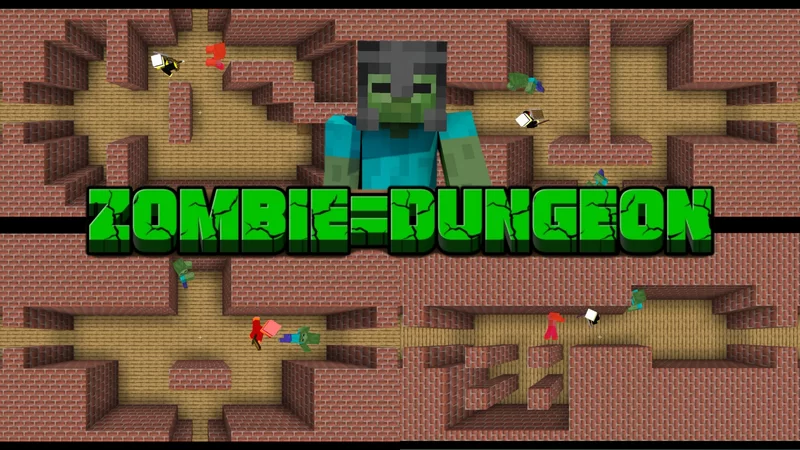 Zombie Dungeon Minecraft Map
