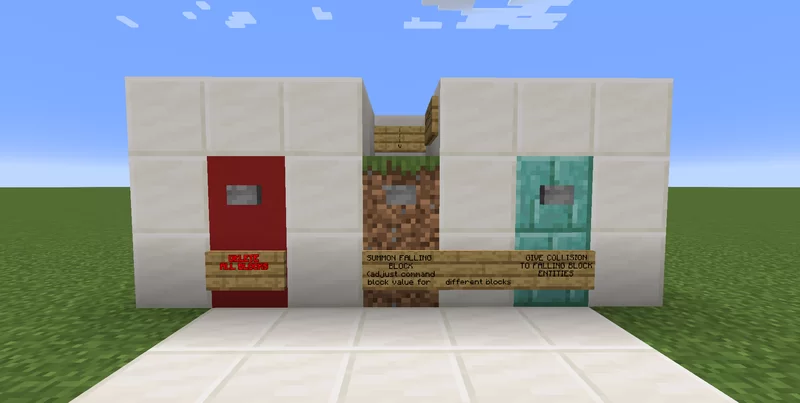 Falling sand entities + shulkers = off grid blocks with collision ...