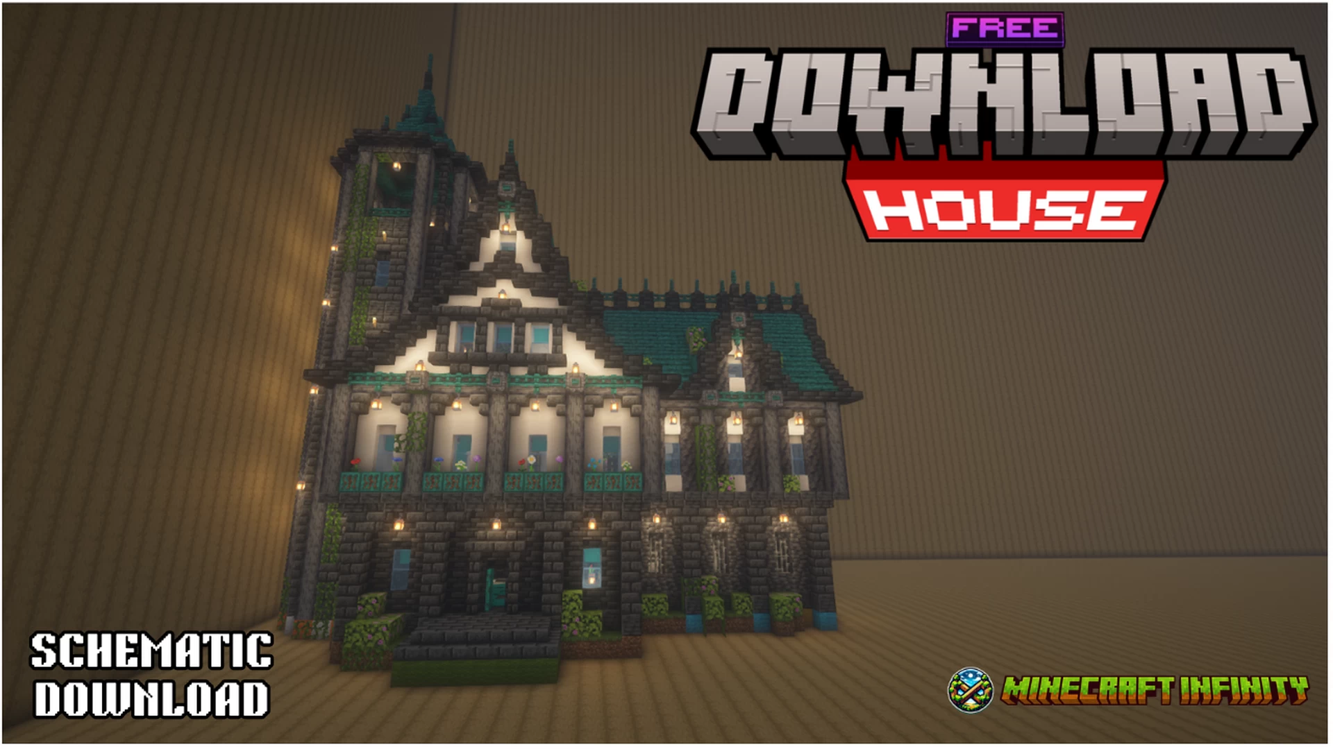 Medieval House Minecraft Schematic