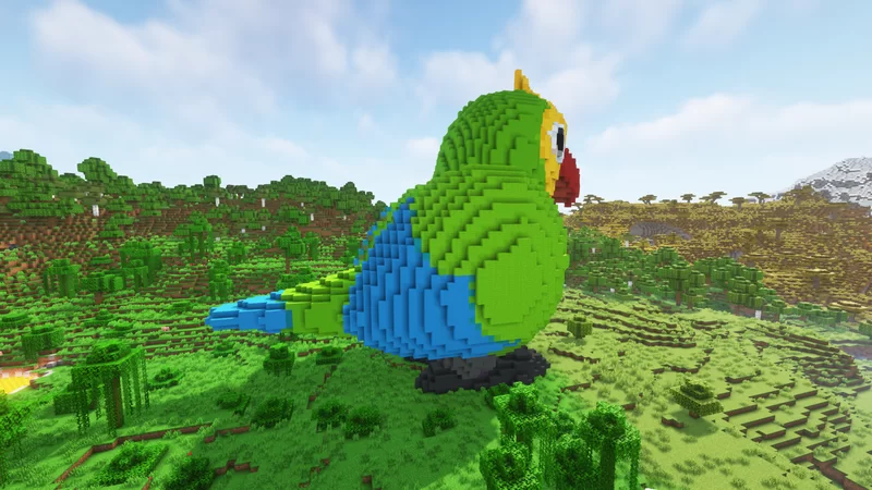 Minecraft Parrot Statue Free Minecraft Map