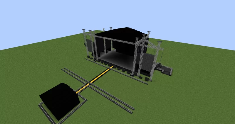 CONCERT/ FESTIVAL BASIC STAGE (NO MODS) Minecraft Map