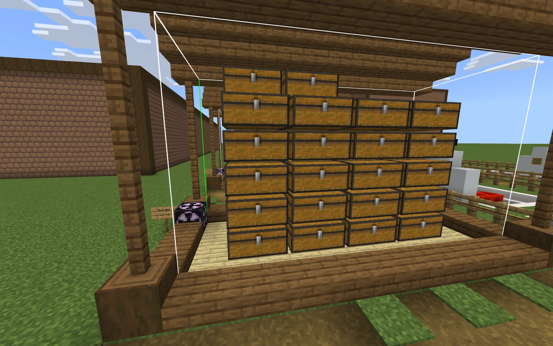 Estructura De Bloques De Minecraft Bloque De Construcción Minecraft