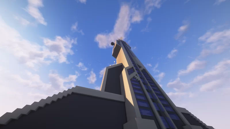 The Borg tower from Lego Ninjago schematic Minecraft Map