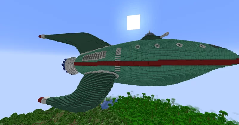 Planet Express from Futurama Minecraft Map
