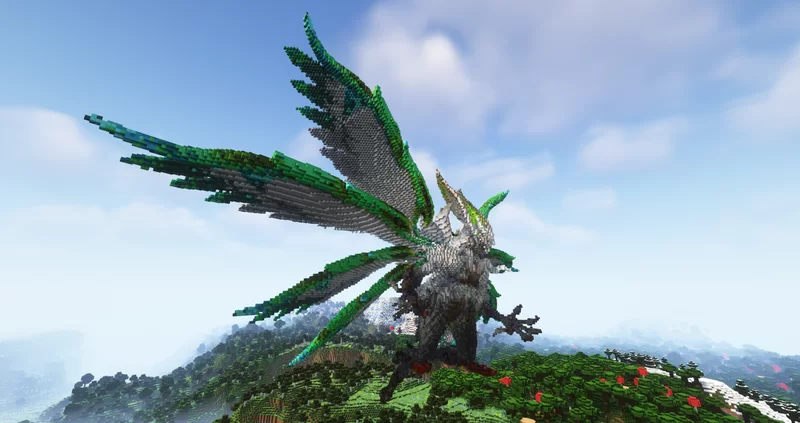Minecraft E-Garuda Statue Minecraft Map