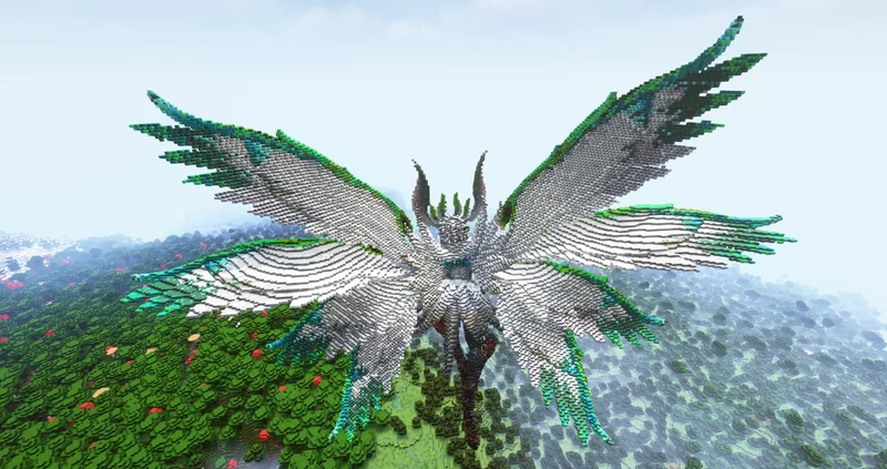 Minecraft E-Garuda Statue Minecraft Map