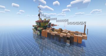 Cyberpunk Minecraft Maps with Downloadable Schematic