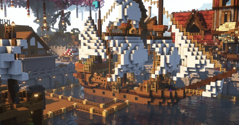 Townlet Ale SMP 1週間目 World Save Minecraft Map