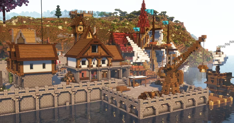 Townlet Ale SMP 1週間目 World Save Minecraft Map
