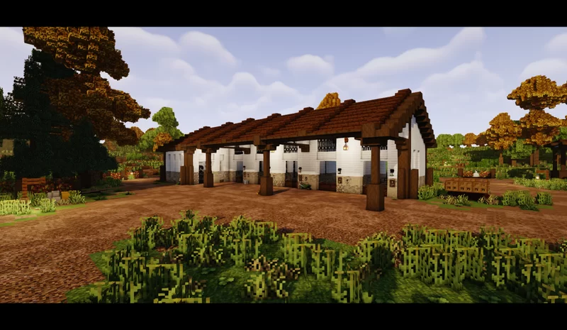 Barkview Stables - SWEM Equestrian Map Modded 1.20 Minecraft Map