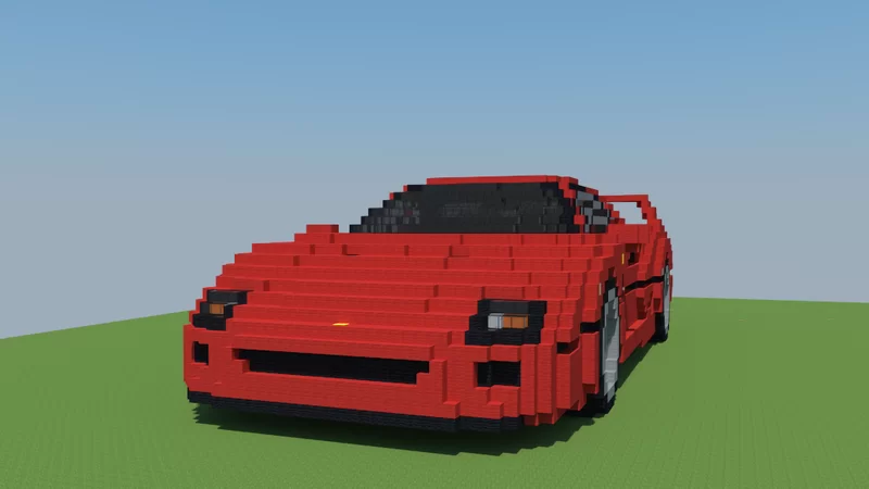Ferrari F40 [20:1 Scale] Minecraft Map