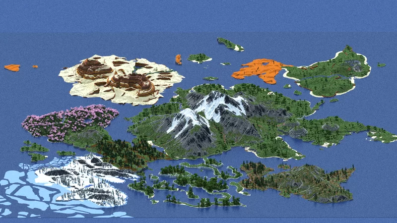 Karoto | 2k by 2k | Survival | Java & Bedrock Minecraft Map