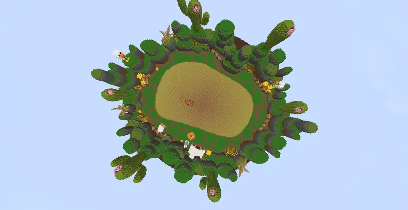 Gens Tycoon Farm - 270x230 Minecraft Map