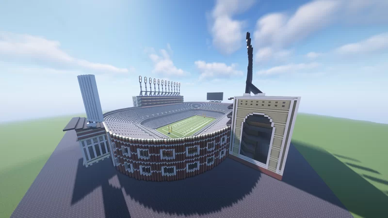College Football Stadium Minecraft Map