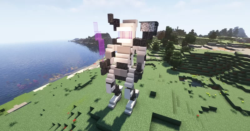 Cybernetic robot Minecraft Map