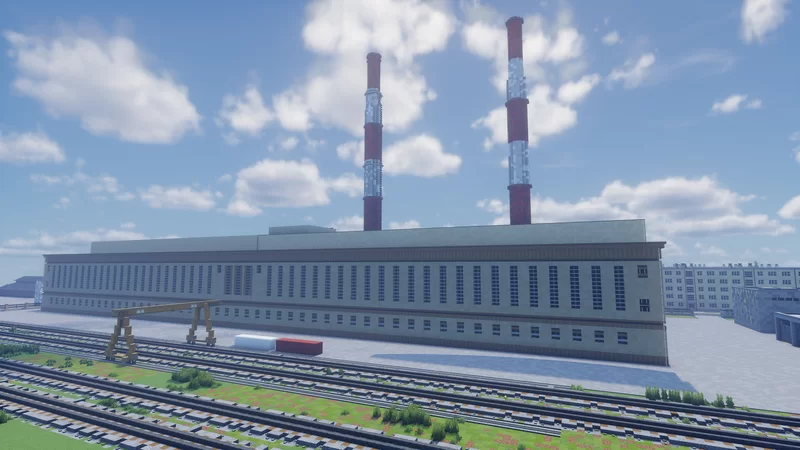 Soviet factory Minecraft Map