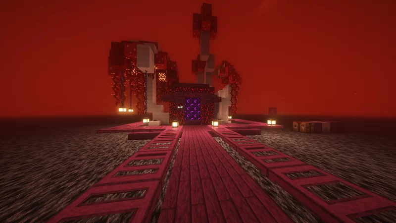 Mushroom Nether Portal Minecraft Map