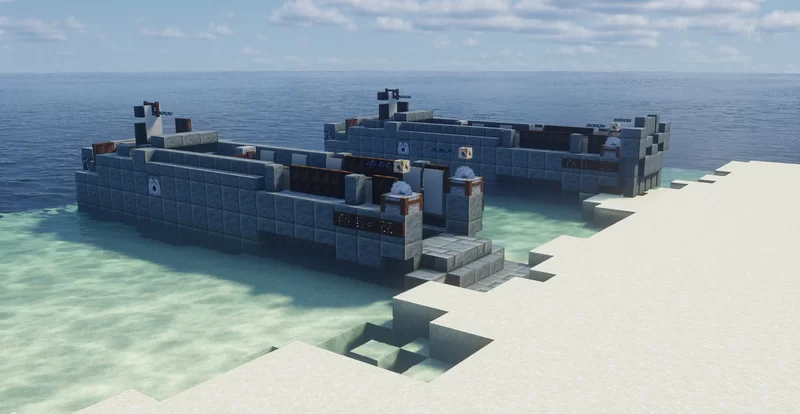 Higgins boat, (LCVP) Landing Craft Minecraft Map