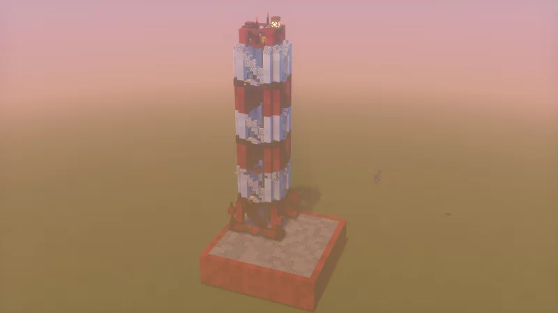 Radio Tower | Schematic | Litematica | 1 chank Minecraft Map